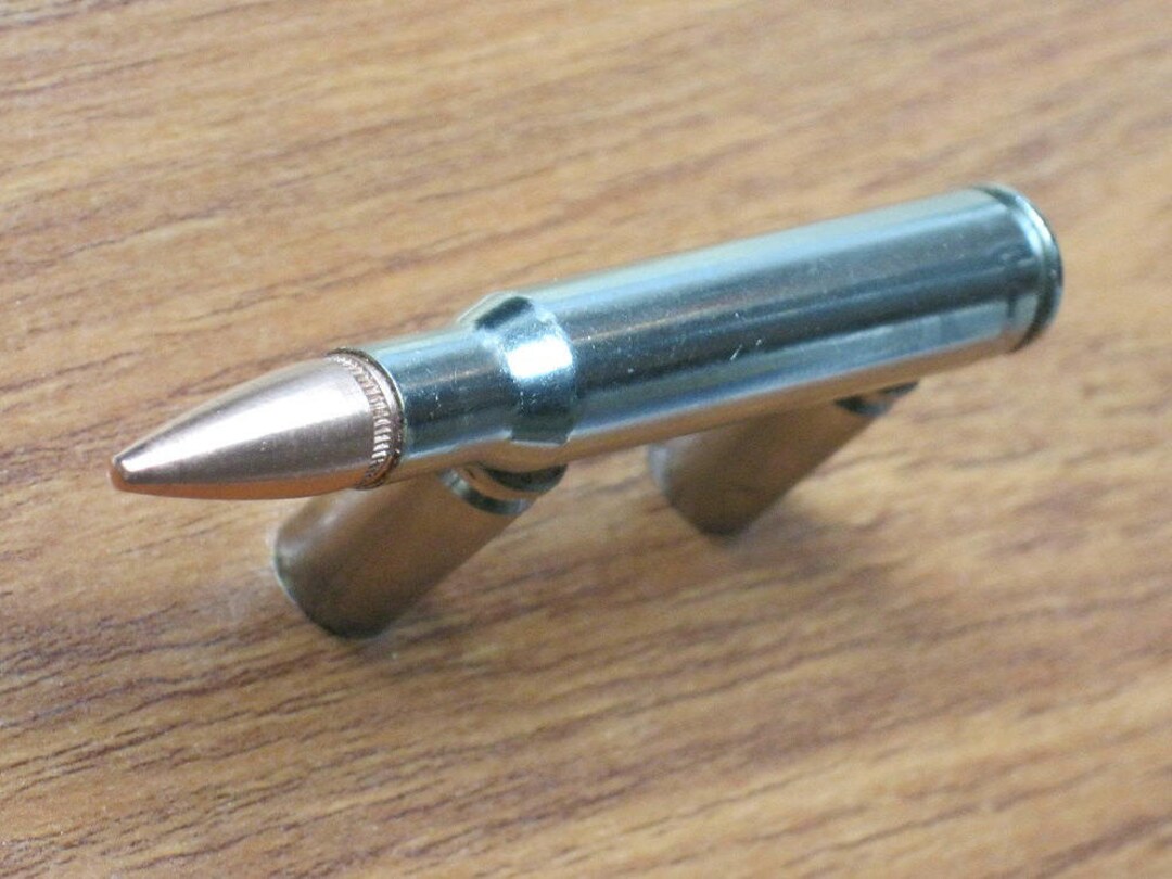 1 NICKEL 30-06 Bullet Cupboard Cabinet Door Handle, Home Decor - Etsy