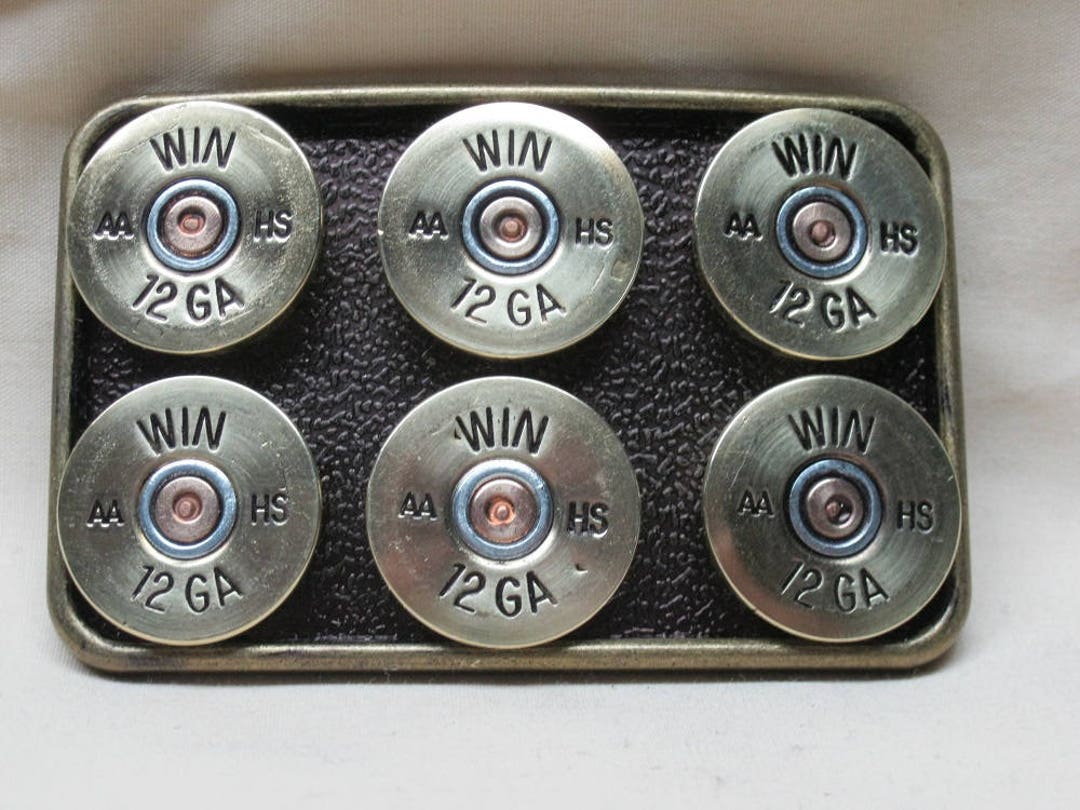 Winchester Brass Shotgun Shell Belt Buckle 3" X 2" - Etsy
