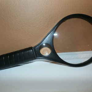 Magnifying Glass A Big Clear Hand Tool Magnifier Lens for Reading Hobby ...