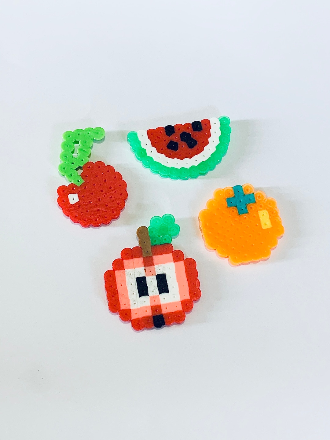 Fruit Perler Beads Magnet Perler Beads, Fruit Magnets, Kitchen Magnets ...