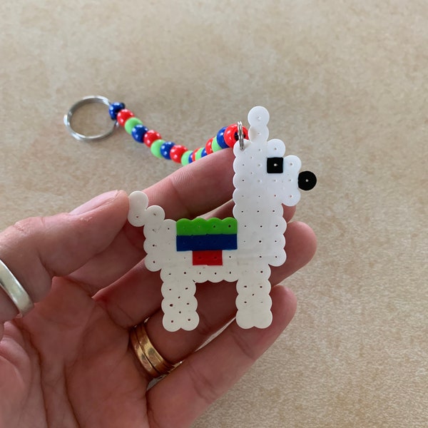 Perler Bead Keychain - Etsy