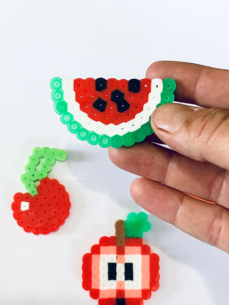 Fruit Perler Beads Magnet Perler Beads Fruit Magnets - Etsy