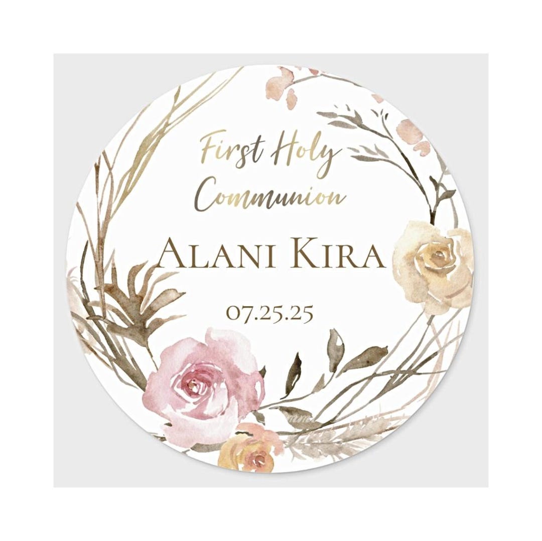 First Holy Communion Edible Image, Communion Cookie Image, Baptism ...