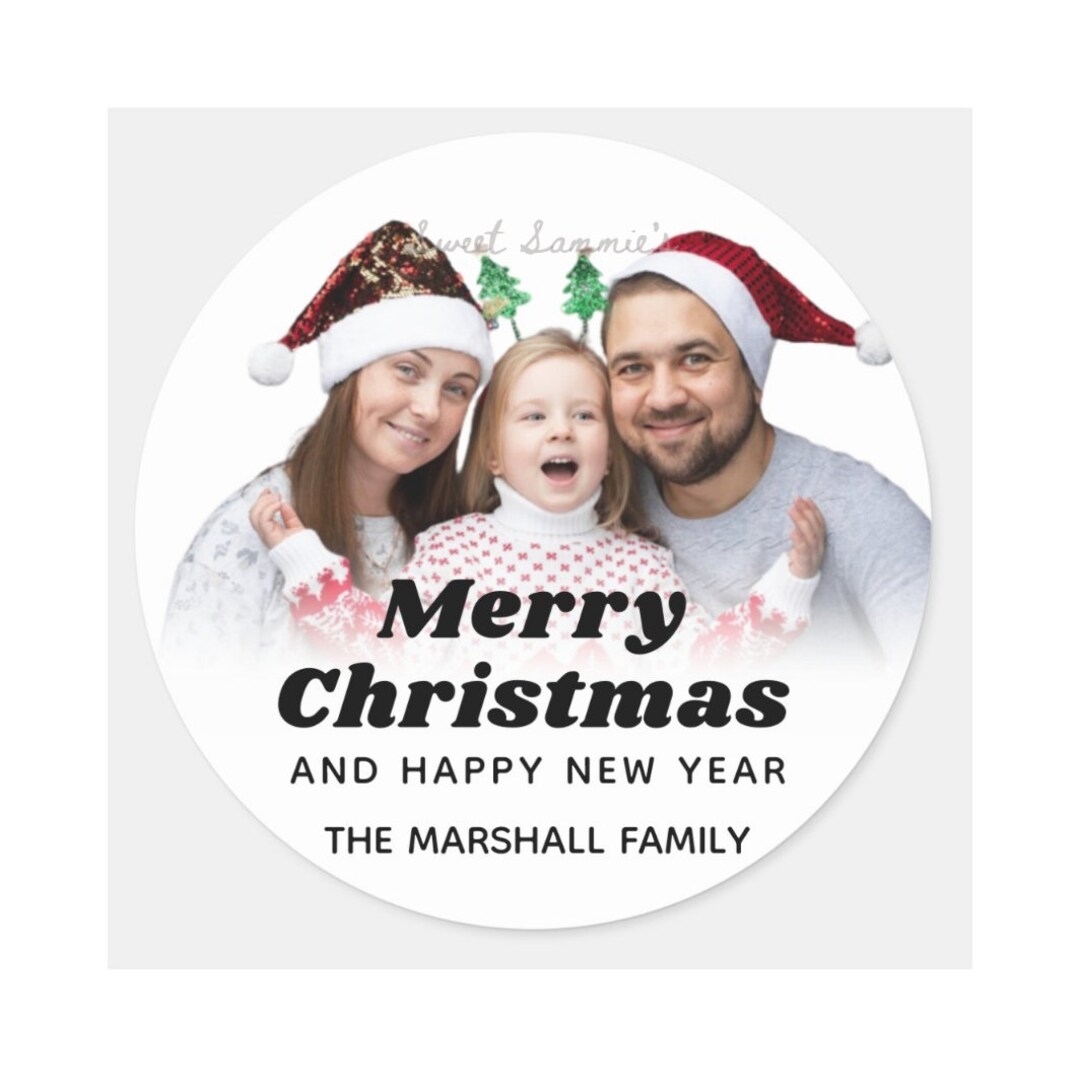 Christmas Edible Image - Christmas Cookie Image - Cake Puck Sticker ...