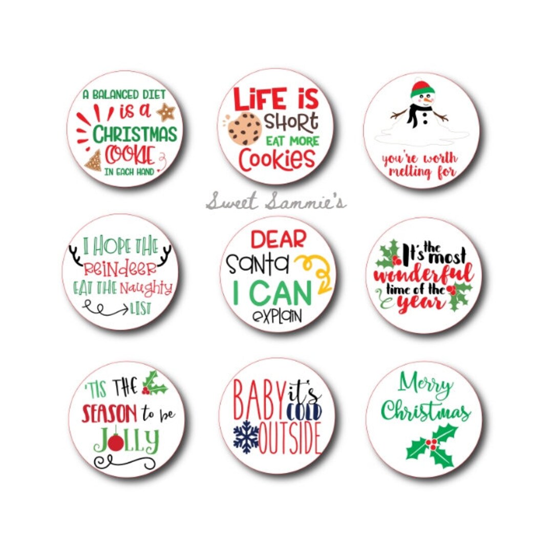 Christmas Edible Images Christmas Treat Image Custom Cookie Image ...