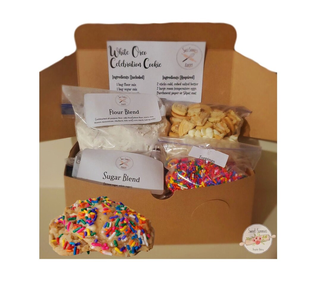 Golden Oreo Cookie Kit - Bake-at-home Cookie Kit - Celebration Cookie ...