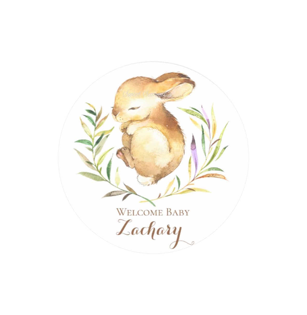 Bunny Themed Baby Shower Image Baby Bunny Oreo Image Baby | Etsy