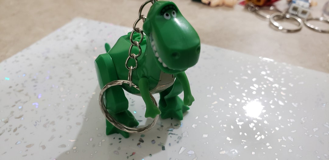 Toy Story Rex Minifigure Keychain NEW! - Etsy