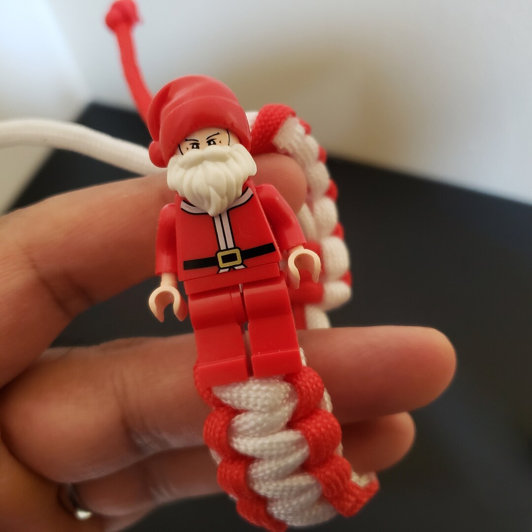 Bad Santa Minifigure Paracord Bracelet Free Shipping! - Etsy