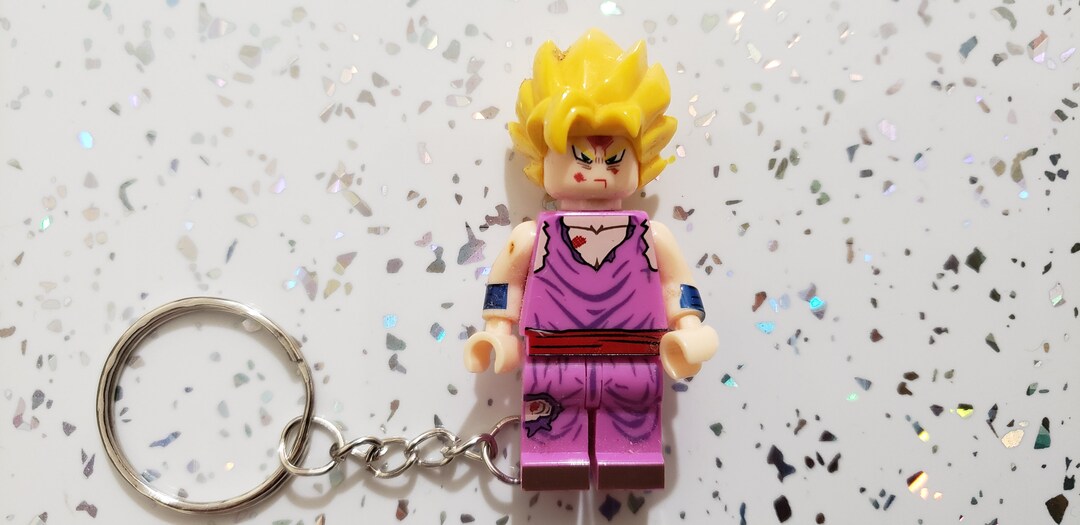 DBZ Gohan Super Saiyan 2 SSJ Keychain Minifigure Dragon Ball Z - Etsy