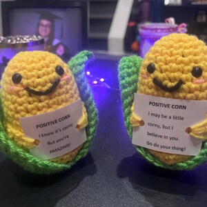 Emotional Support Corn , Crochet, Amigurumi, Corn,vegetable, Gift ...