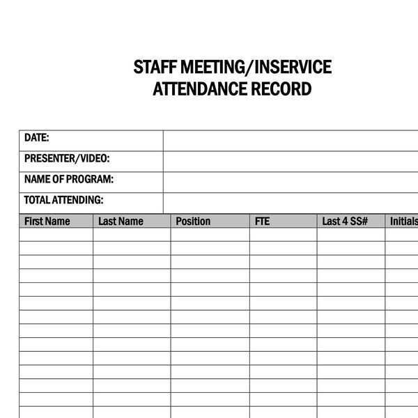 Attendance Office Sign - Etsy