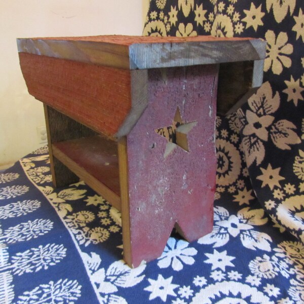 Barnwood Stool - Etsy