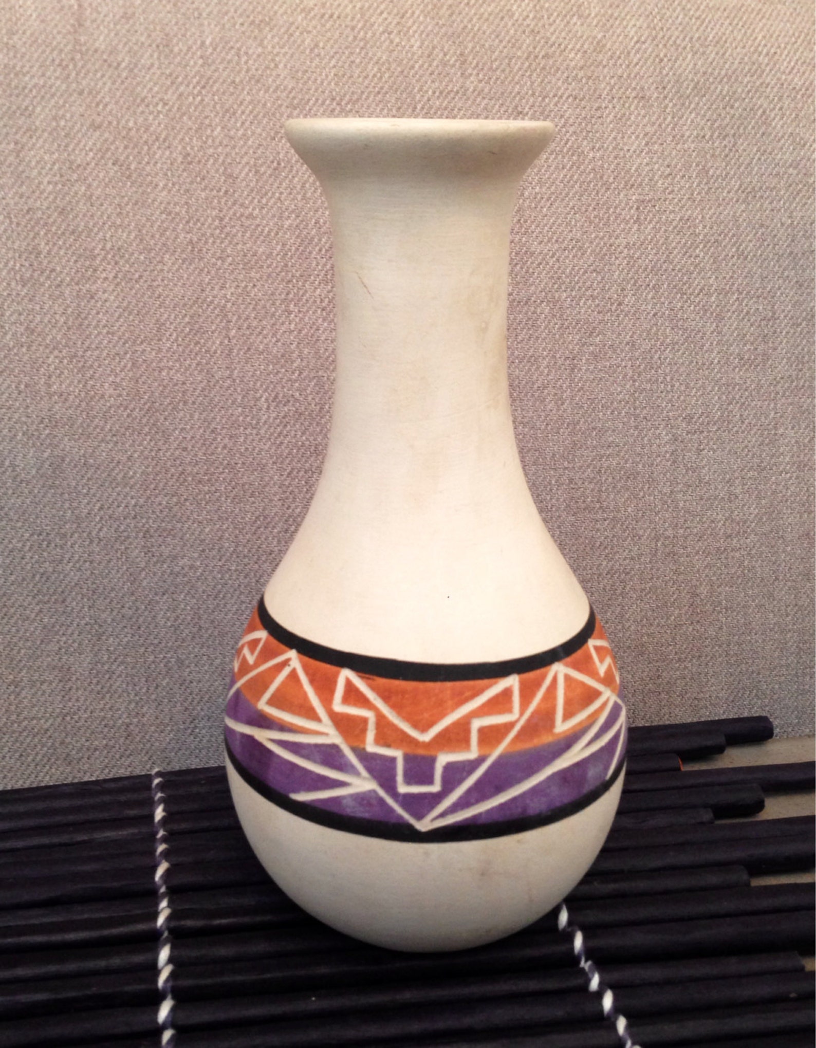 Aztec Vintage Vase From Mexico - Etsy