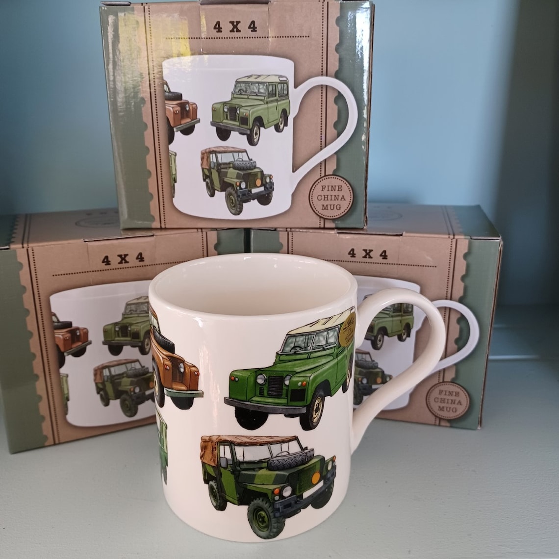 Land Rover 4 X 4 China Mug Gift Boxed - Etsy