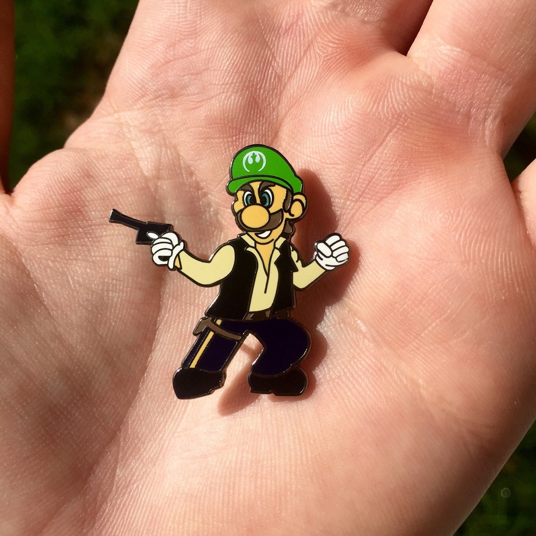 Luigi Solo Hat Pin - Etsy