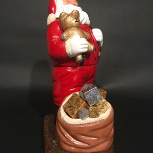 Unique Glamorous Santa Christmas Centerpiece Decoration. Brighten Any ...