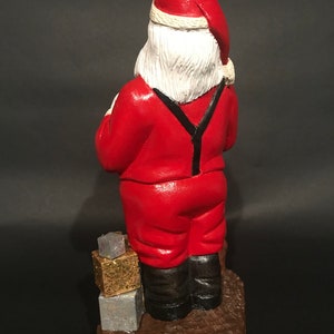 Unique Glamorous Santa Christmas Centerpiece Decoration. Brighten Any ...
