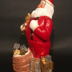 Unique Glamorous Santa Christmas Centerpiece Decoration. Brighten Any ...