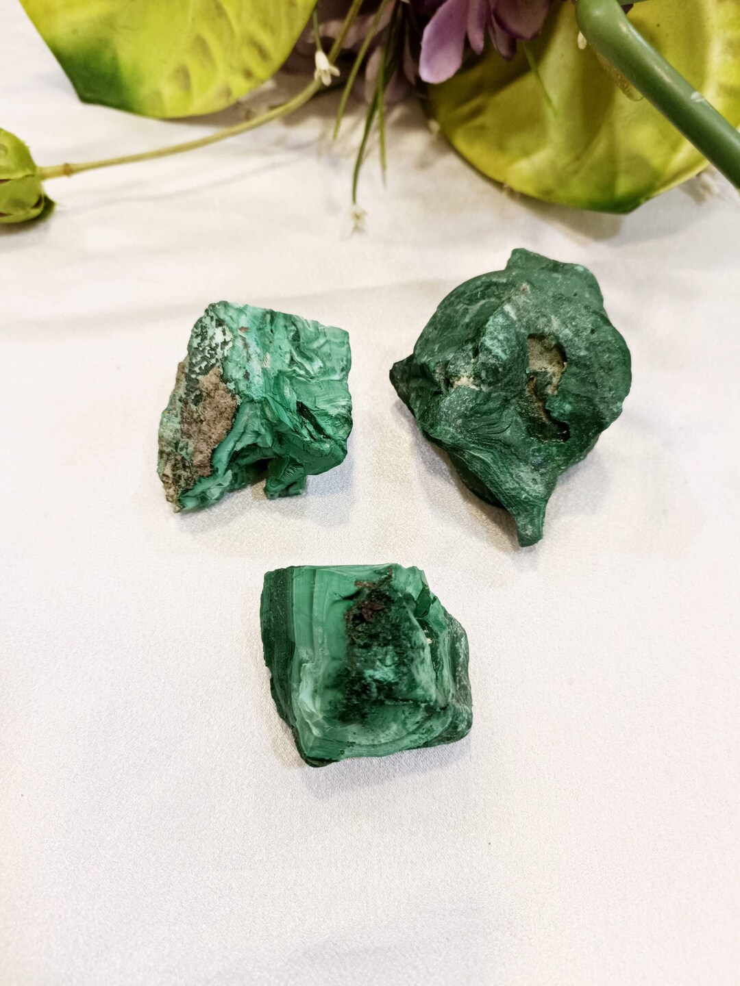 Raw Malachite Stone Natural Malachite Stone Crystal Gemstone - Etsy