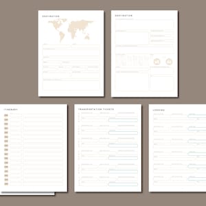 Ultimate Travel Journal: Travel Diary and Planner All-in-one - Etsy