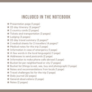 Travel Notebook Travel Diary Travel Journal Travel Gift - Etsy Canada