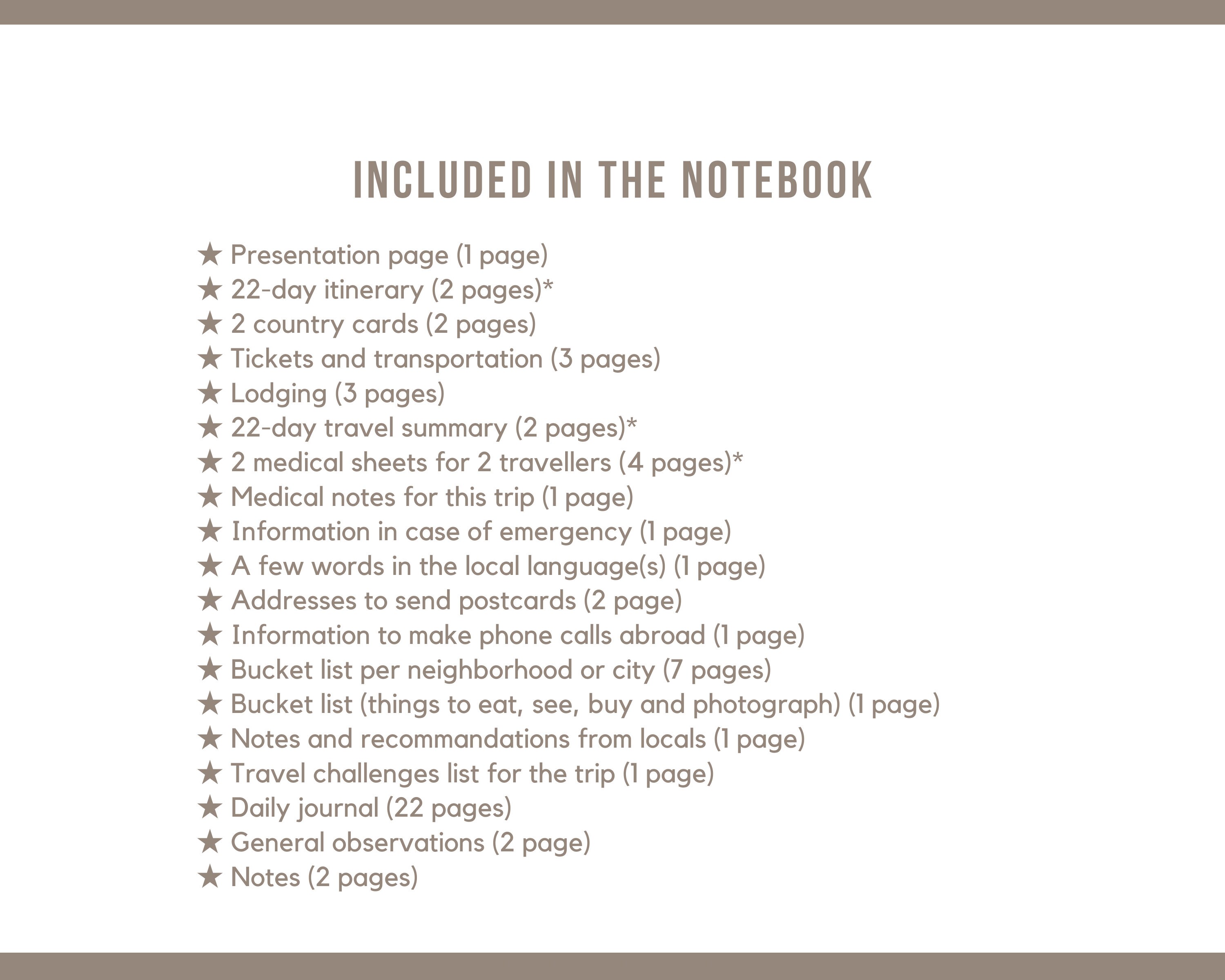 Travel Notebook Travel Diary Travel Journal Travel Gift - Etsy Canada