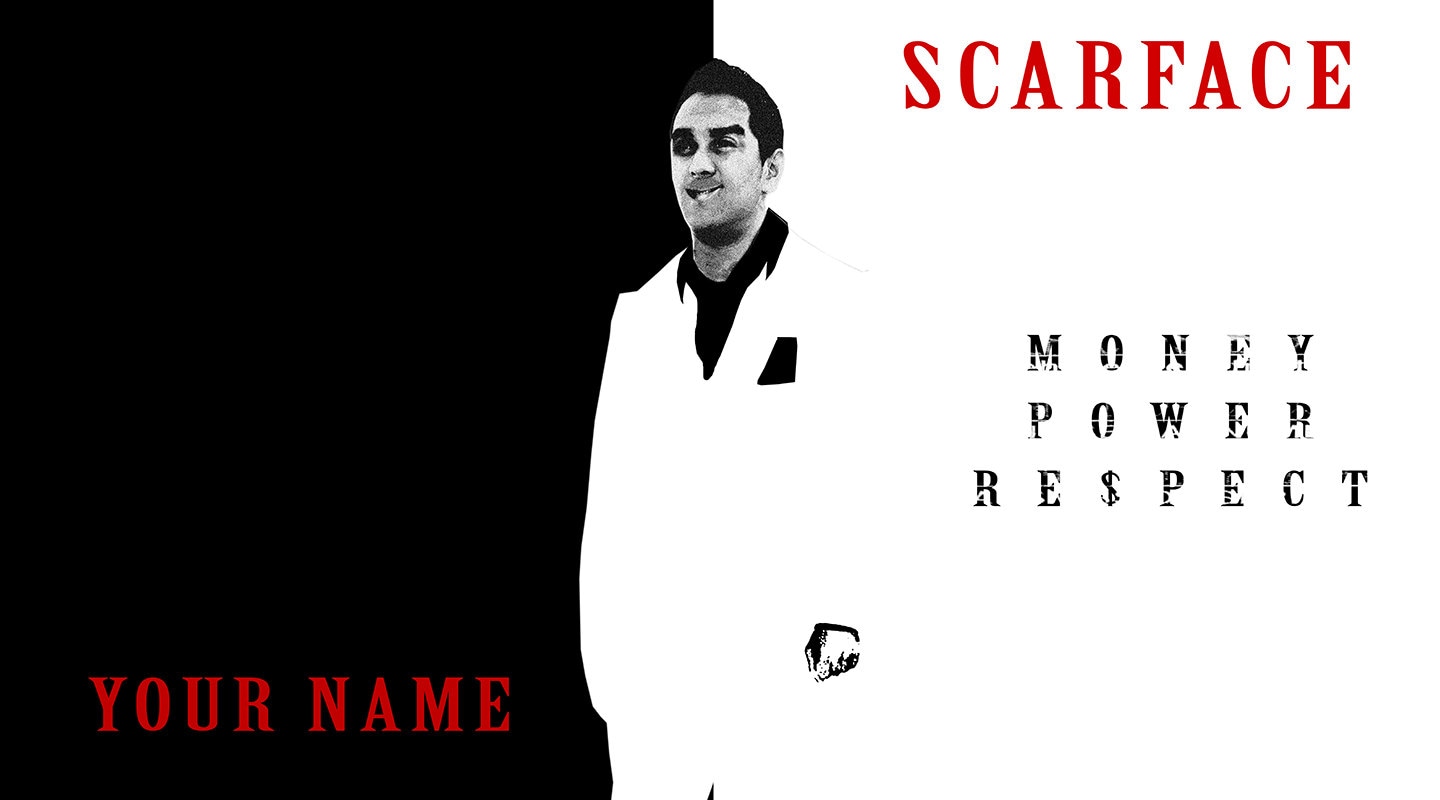 Scarface Poster Money Power Respect