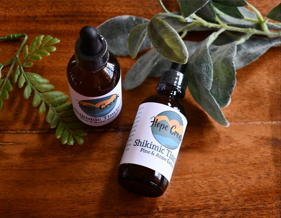 Natural Organic NON-GMO Shikimic Acid & Star Anise Defender Tincture ...