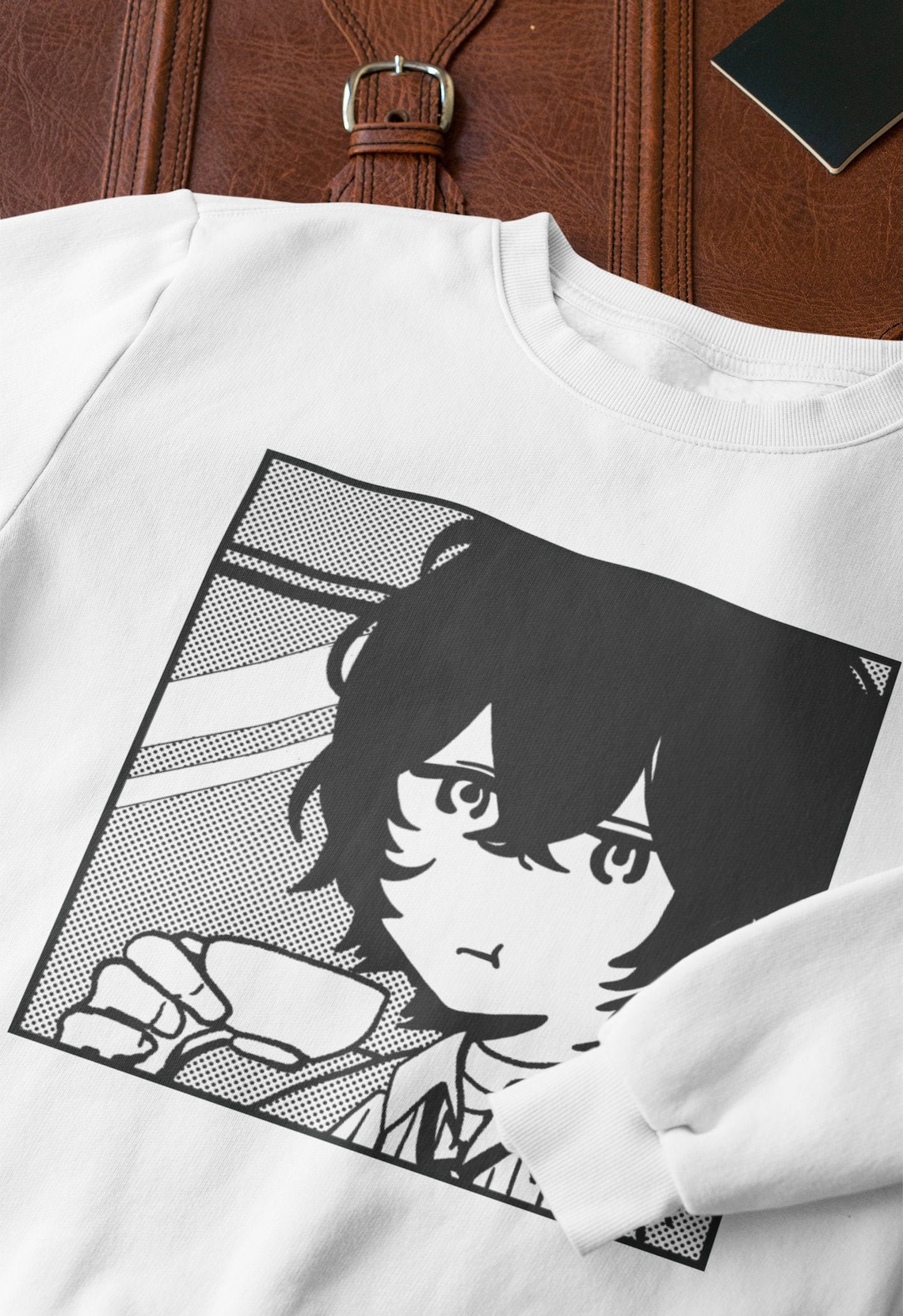 Dazai Sweatshirt Bungou Stray Dogs Anime Shirt Anime | Etsy