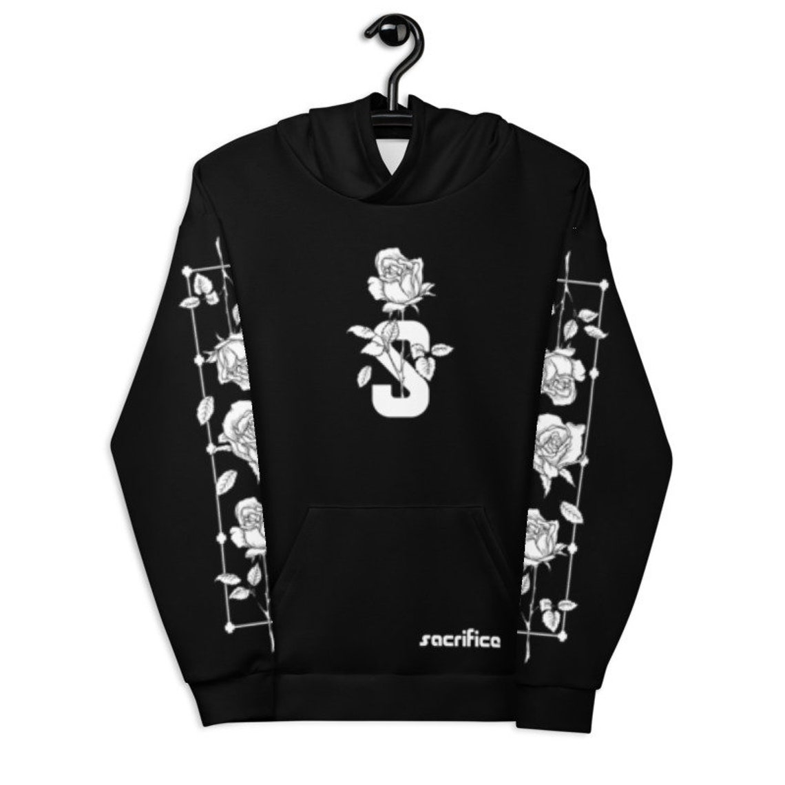 Roses Streetwear Mens/Womens Hoodie Grunge Clothing | Etsy