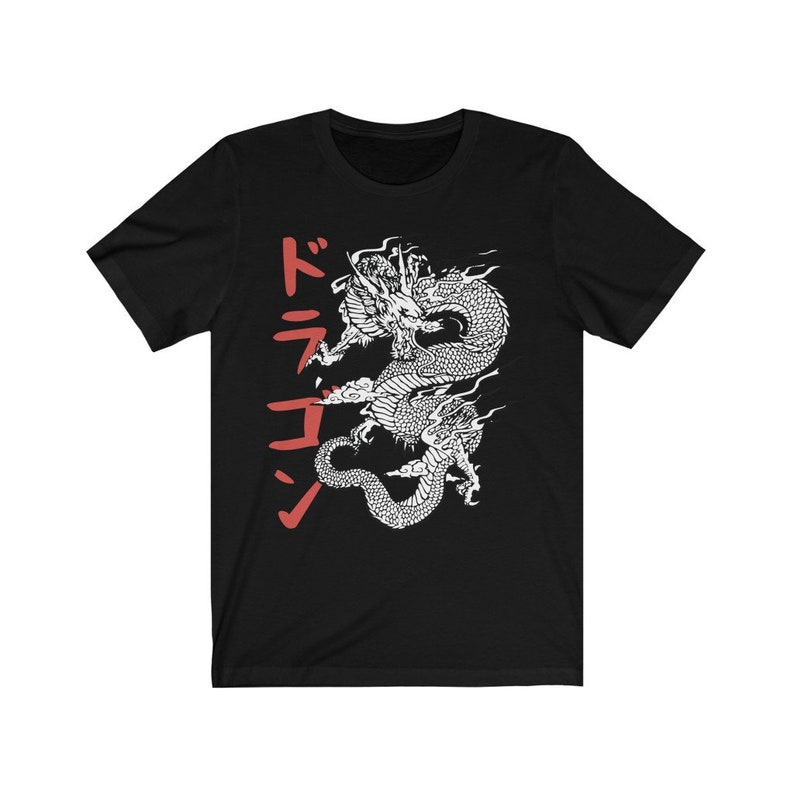 Camiseta De Manga Corta Unisex Camisa De Dragón Camiseta Etsy España
