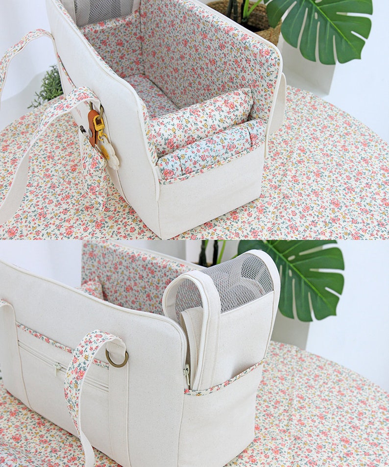 PUTZI BAG BOUQUET 2 : Pet Carrierdog Carrier2 Floral Colors - Etsy