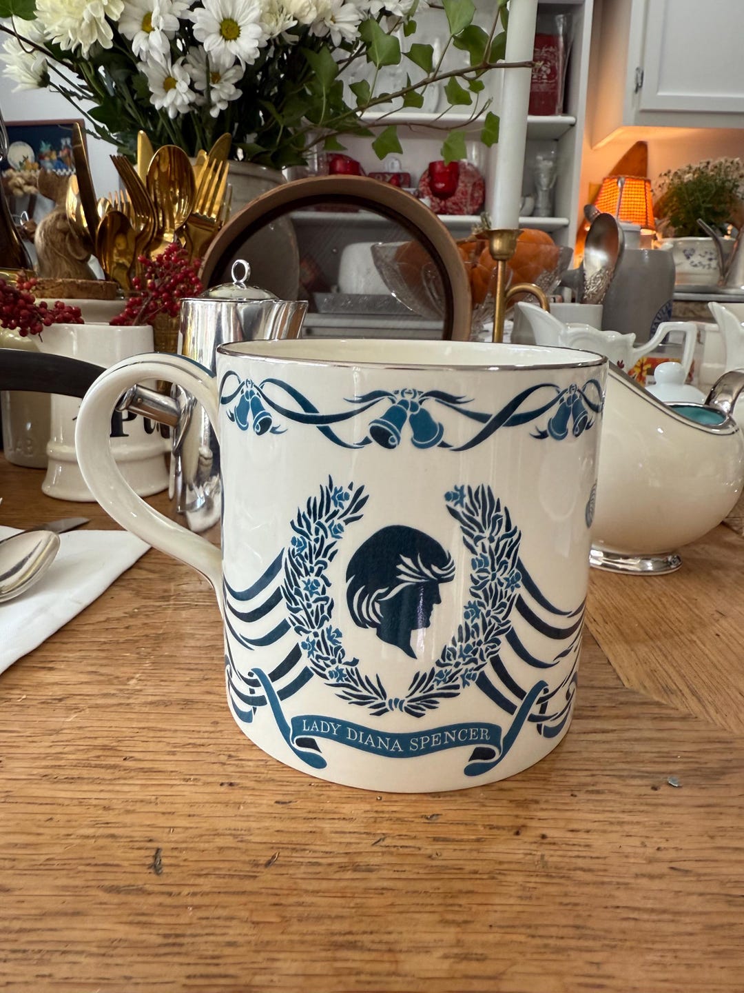 Royal Memorabilia Mug 1981. Wedgewood. Designed by Richard Guyatt. - Etsy
