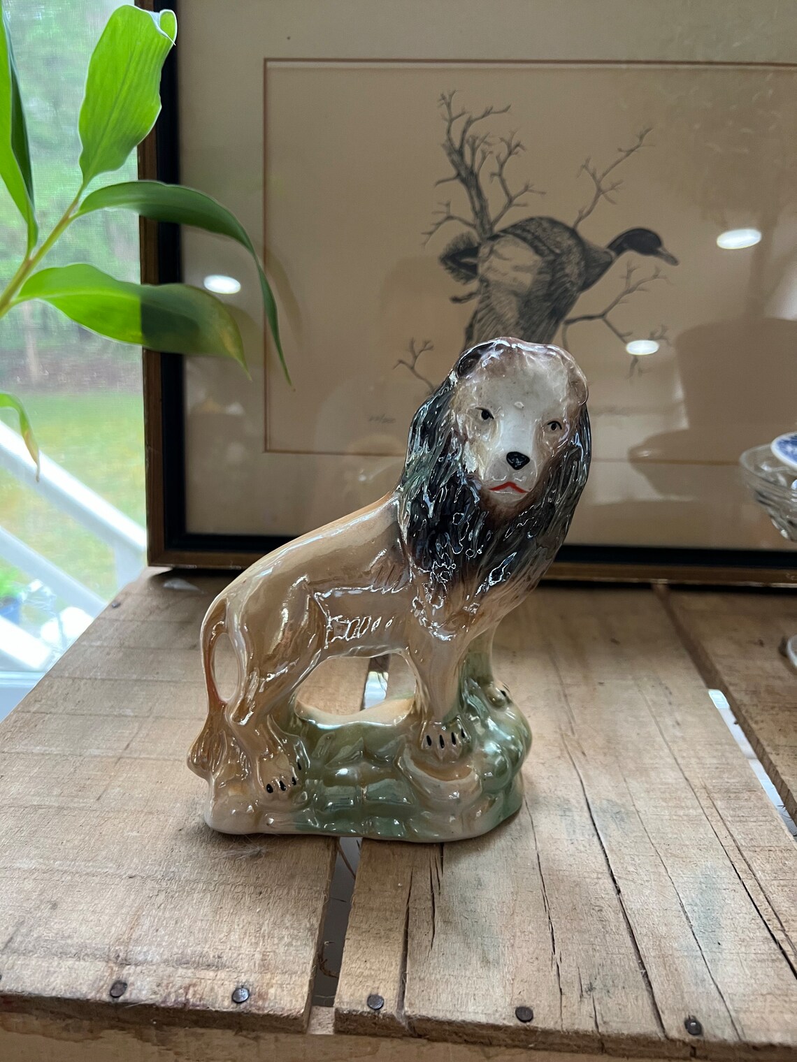 Vintage Brazilian Ceramic Lion Figurine. - Etsy