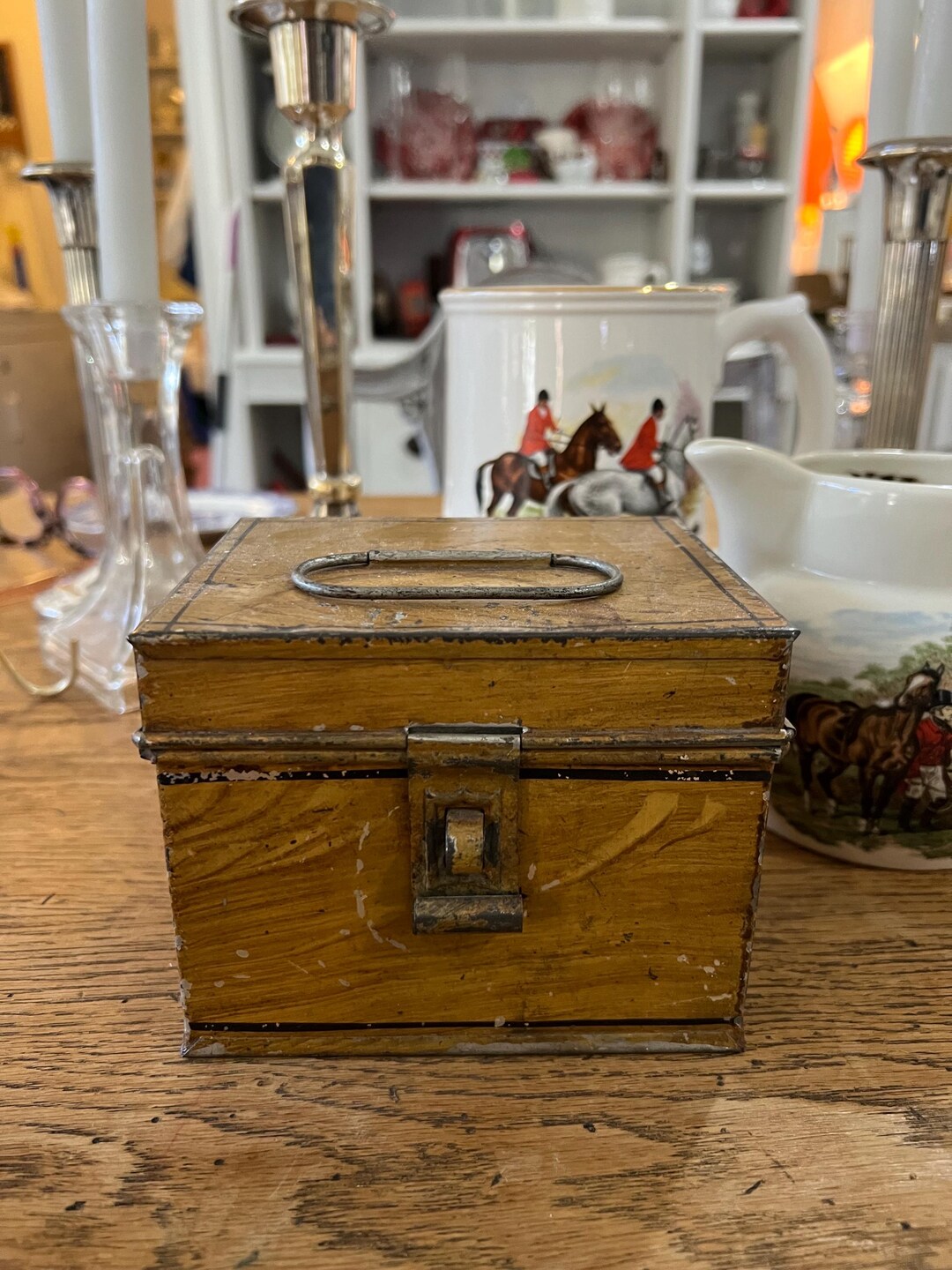 Mustard Metal Box - Etsy