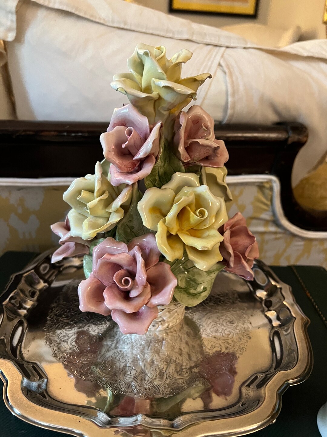Capodimonte Roses Hand Made in Naples Italy - Etsy