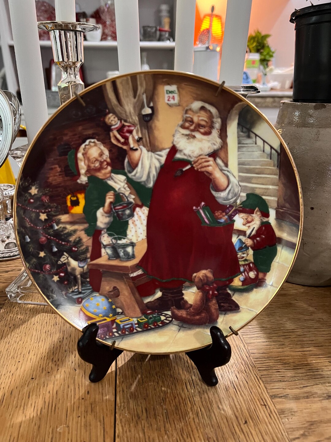 Christmas Plate by Princess House 1995. - Etsy