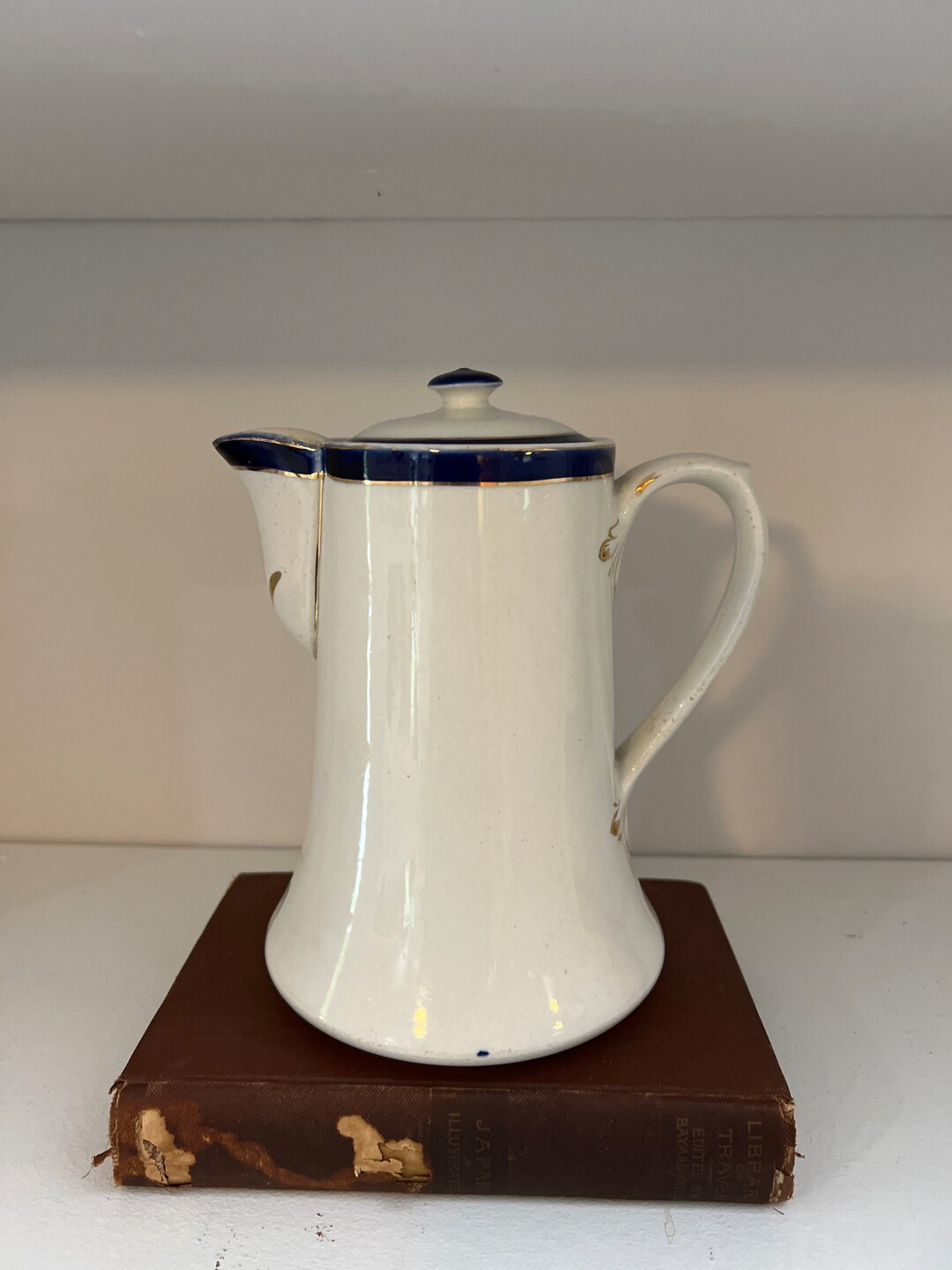 Vintage Alfred Meakin Bleu De Roi Coffee/tea Pot. Measures 8” X 7 ...