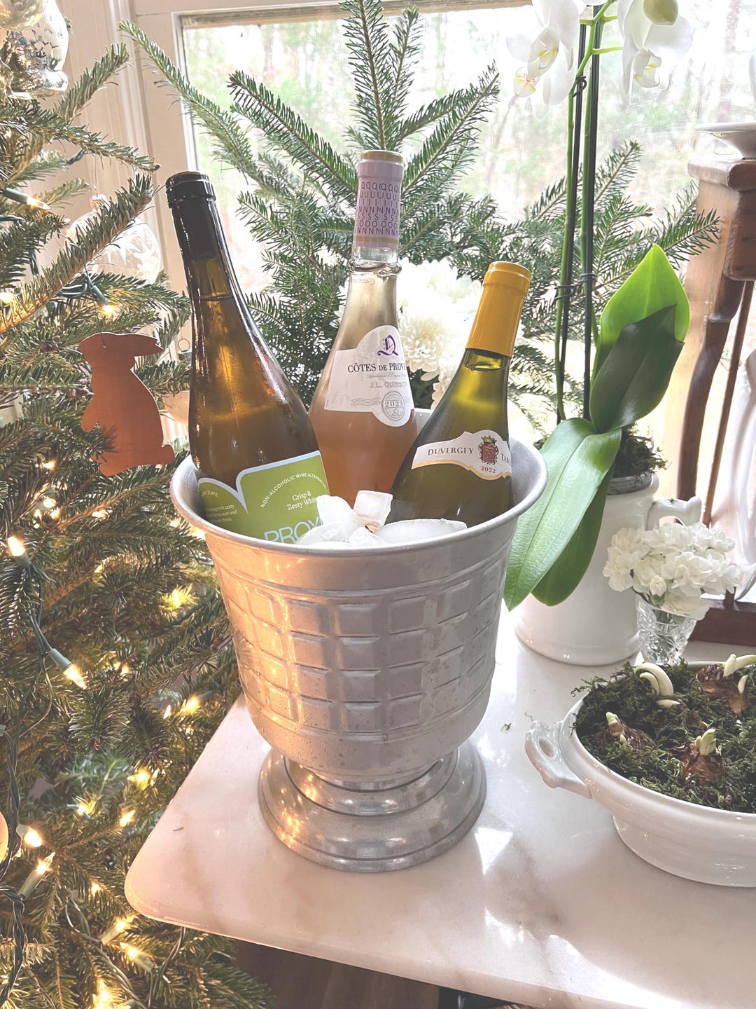 Cast Aluminum Vintage Champagne Bucket - Etsy