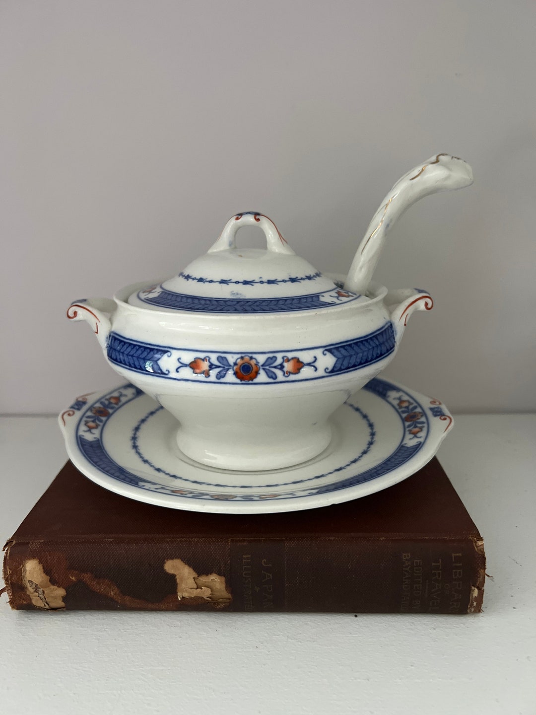 Whieldon Ware Beverley Sauce Tureen. 4 Pieces. - Etsy