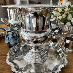 Silverplate Vintage Sheridan Champagne Bucket - Etsy