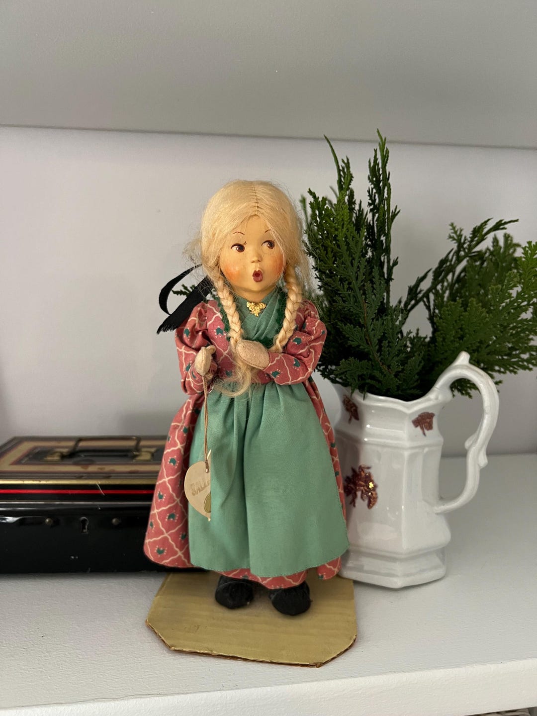 Vintage Baitz Doll 9” Austrian Blonde Braids - Etsy