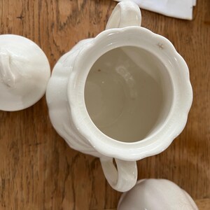 Creamware English Ironstone Creamer and Sugar Bowl. - Etsy