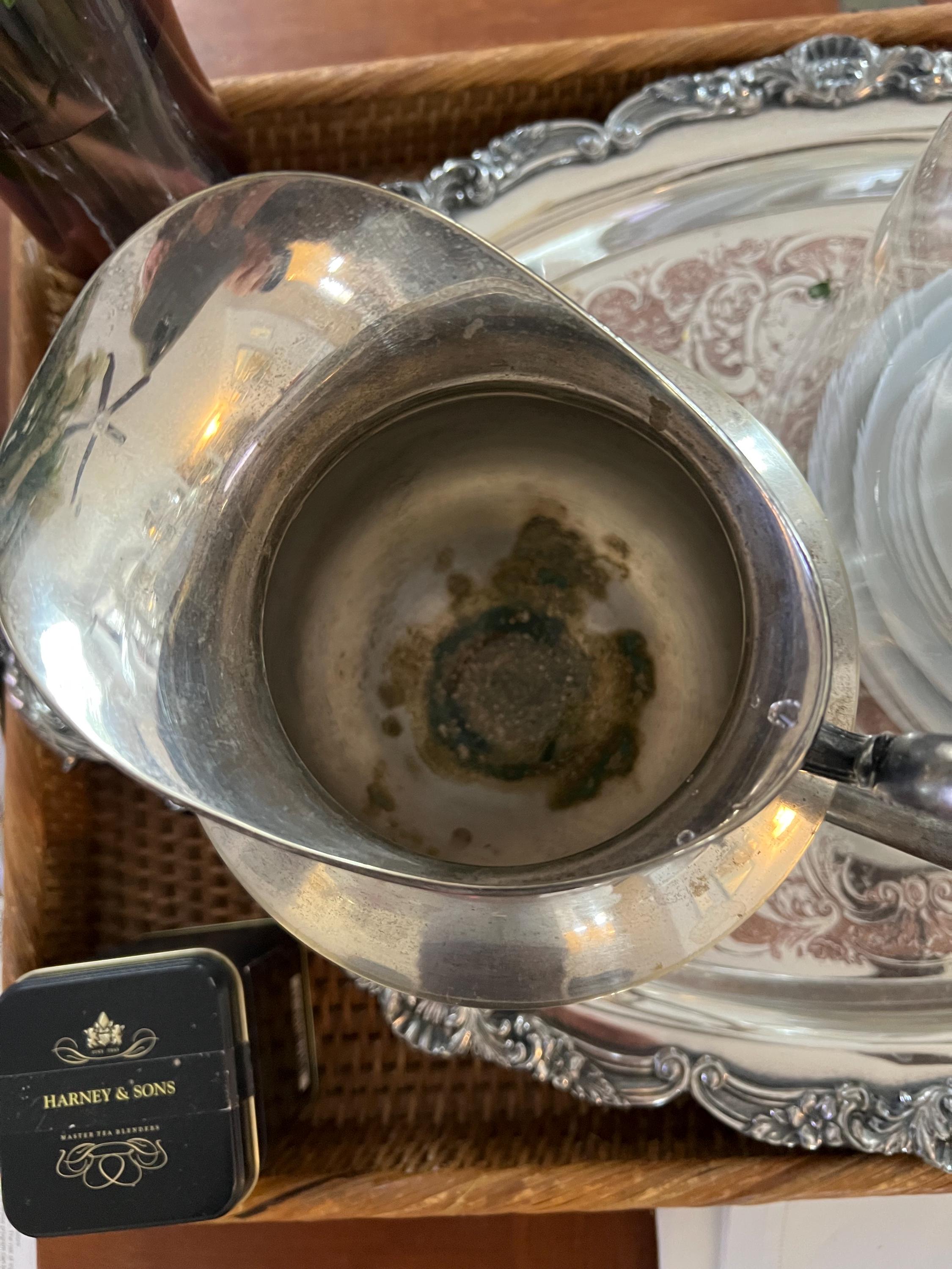 Silverplate Vintage Monogramed Water Pitcher - Etsy