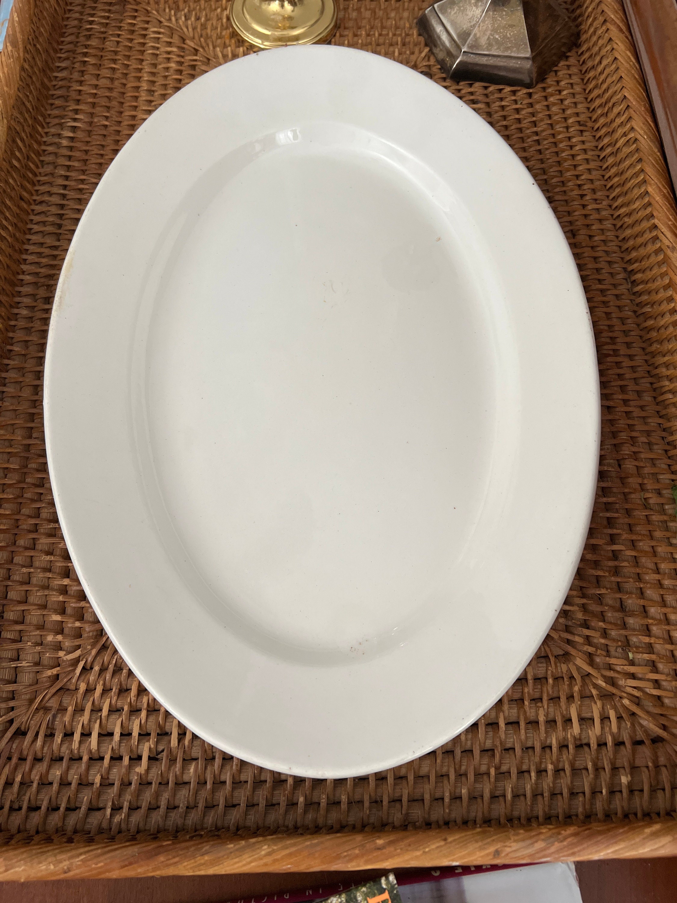 Antique Henry Alcock Parisian Porcelain Large Oval Platter. - Etsy