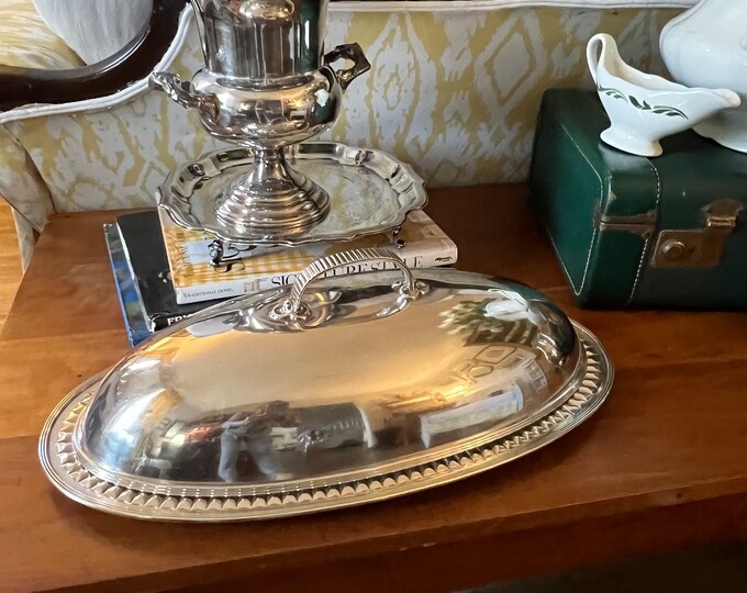 Silver Plate Gorham Meat Dome and Platter - Etsy
