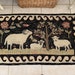 Primitive Folk Art Hand Hooked Rug by Jean Tynan. Rug Design by Marion ...