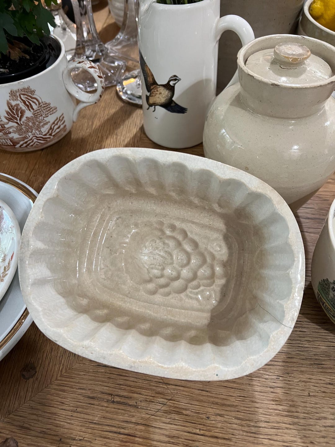 Stoneware Vintage English Pudding Mold - Etsy
