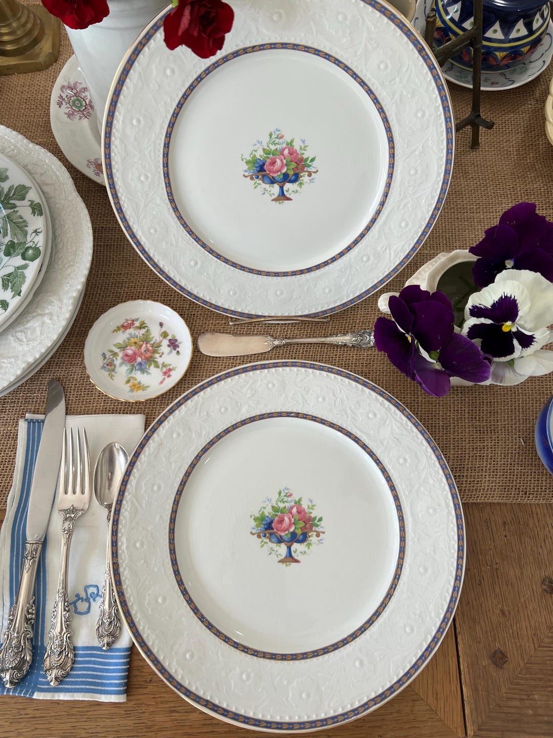 Vintage Alfred Meakin 10” Dinner Plates. Set of 8. England. - Etsy